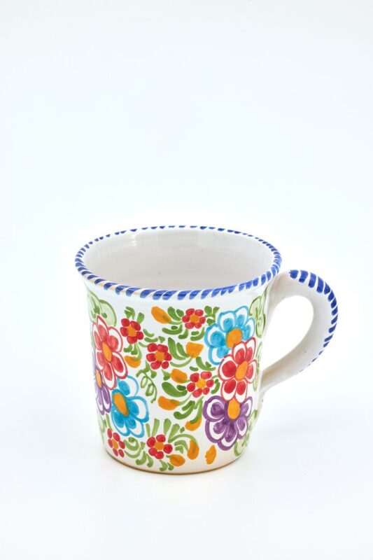 Taza Flor Fina - Vajillas Santis. Fabricantes de Cerámica Artesanal